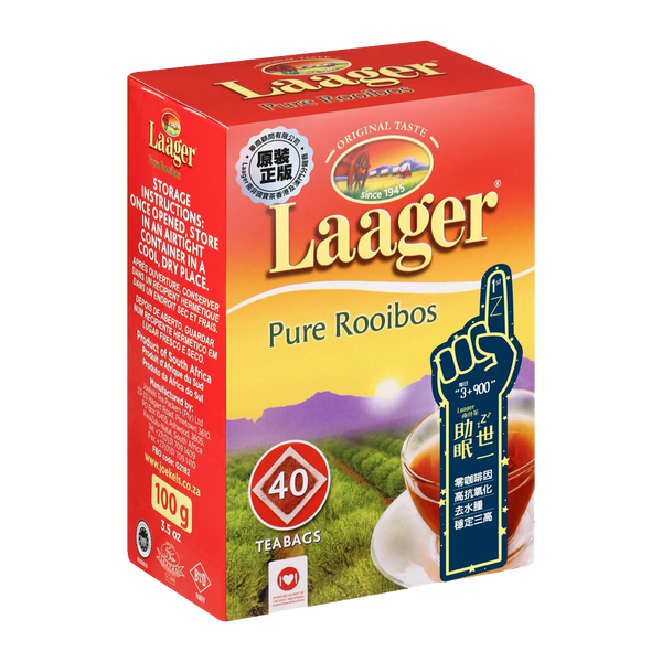 Laager 南非原味國寶茶(80包) – 低糖良方 Low Sugarland